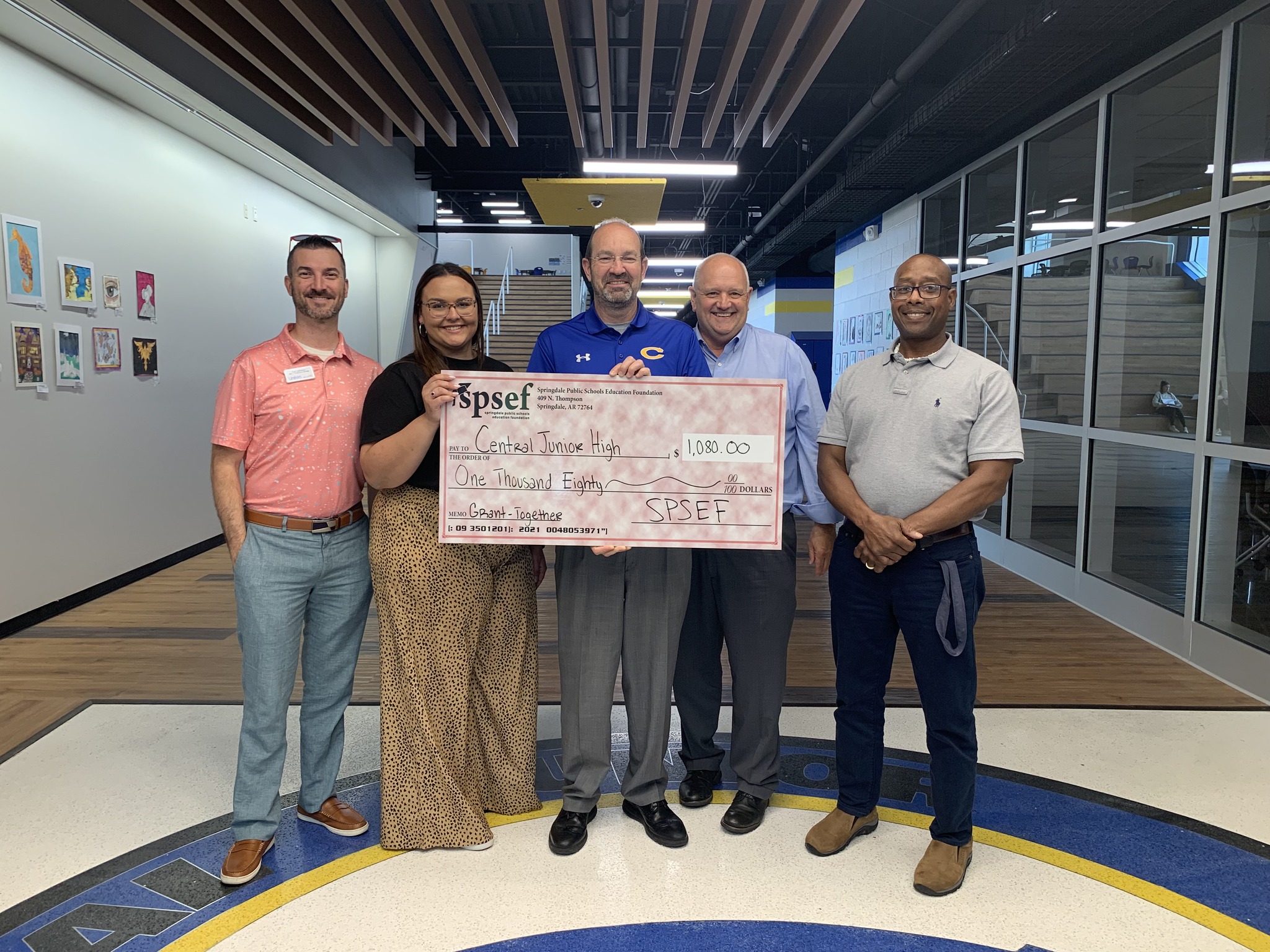 Central Junior High Awarded Grant Through SPSEF Grant-Together ...